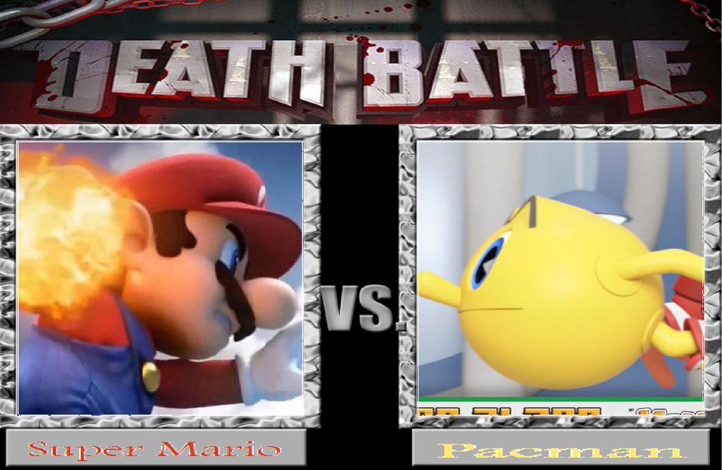 Death Battle: Super Mario vs Pacman by Tizlam97 on DeviantArt