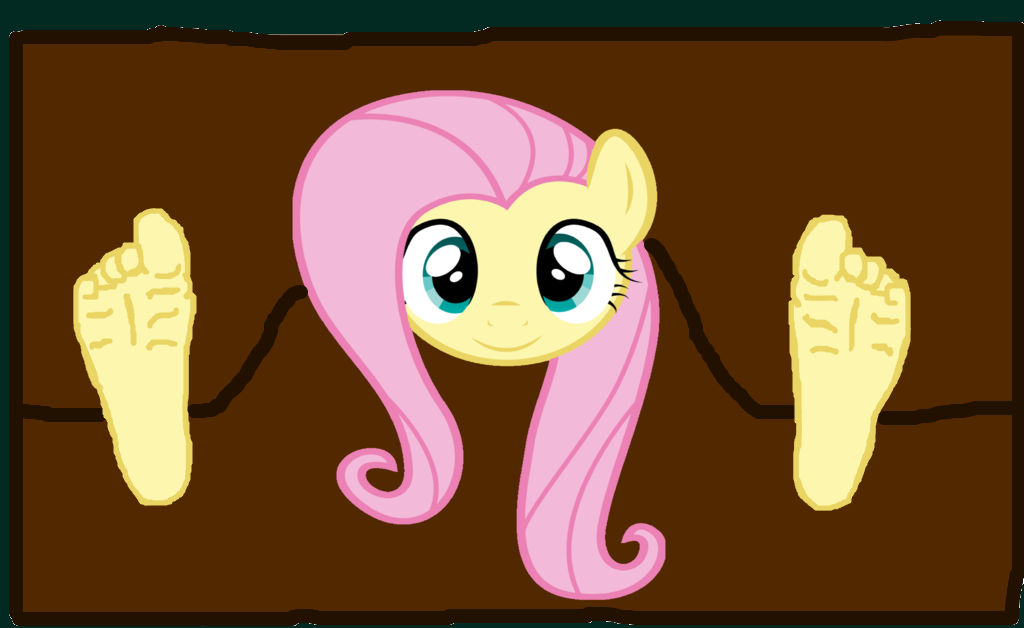 Fluttershy's feet stocked by Tizlam97 on DeviantArt