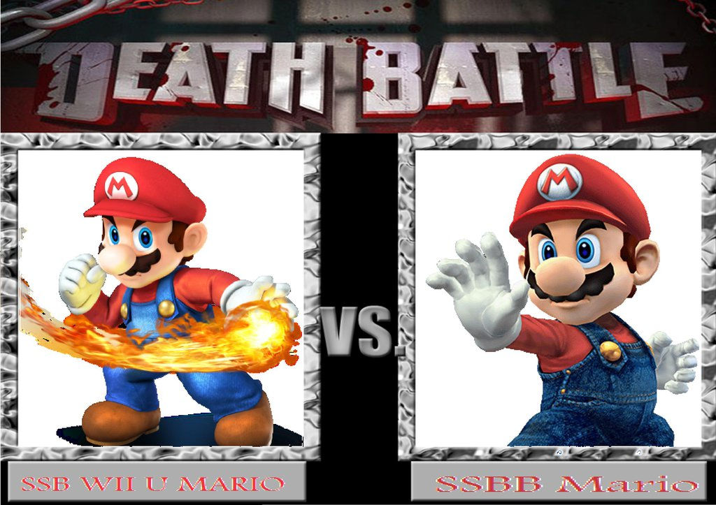 Death Battle: ssb wii u Mario vs brawl Mario by Tizlam97 on DeviantArt