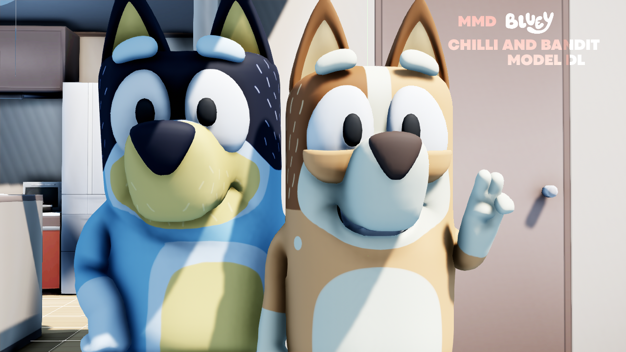 Bluey Bingo Bandit Y Chilli Heeler Dibujos Para Color