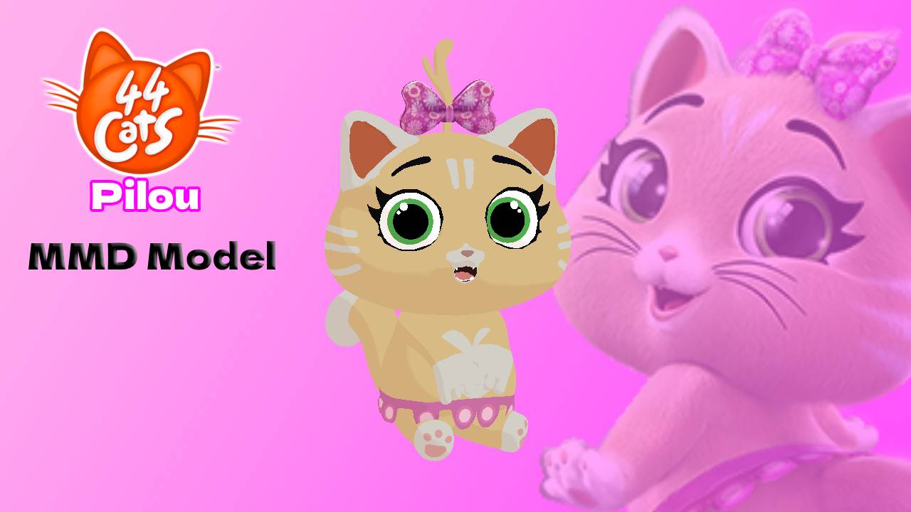 Pilou [44 Cats] MMD Model by mariostar236 on DeviantArt