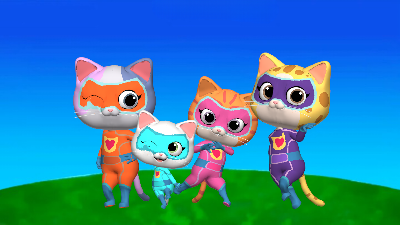 SuperKitties [MMD Model Release] by mariostar236 on DeviantArt