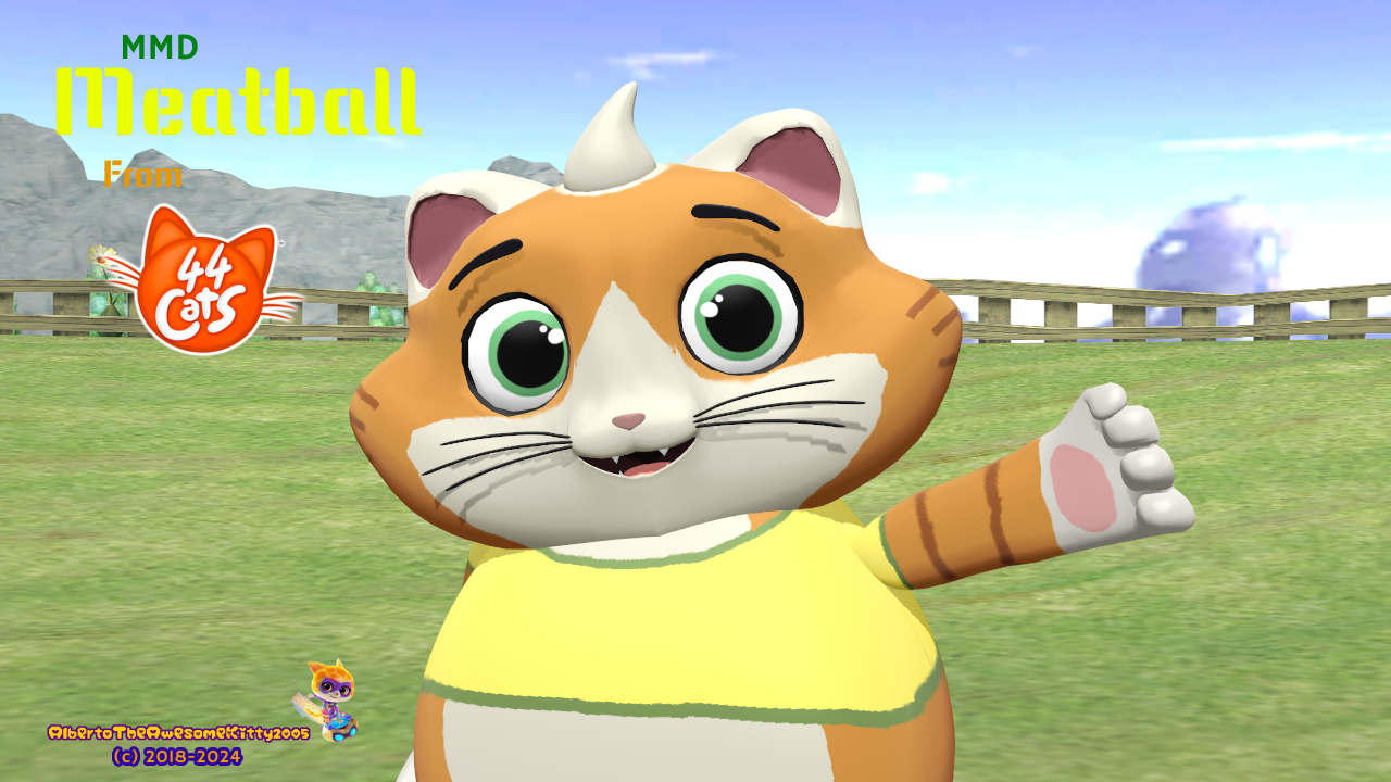 Meatball - 44 Cats [MMD Model] by mariostar236 on DeviantArt
