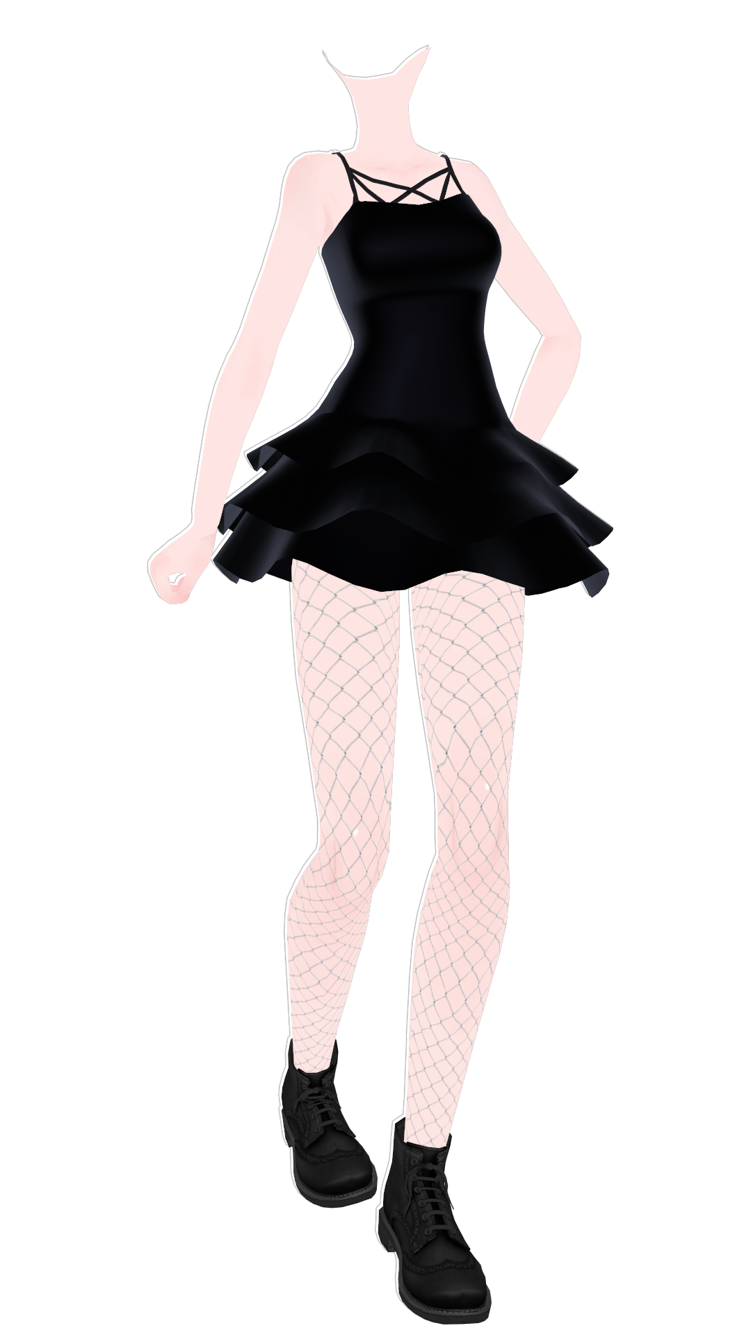 TDA Dress Outfit MMD Download (Updated) by BlackTeaLover2 on DeviantArt