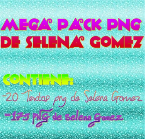 Mega pack png de selena gomez by Flori2818 on DeviantArt