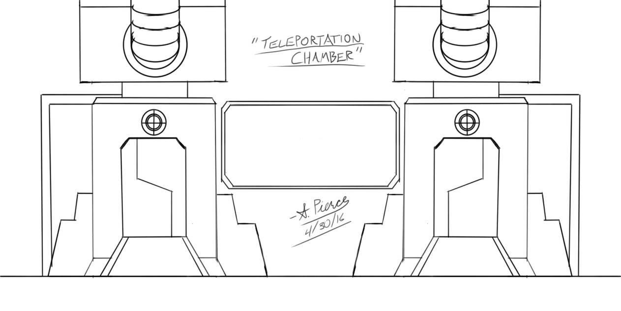 Teleportation Chamber (Random Sketch) by MephilesTheDark2182 on DeviantArt