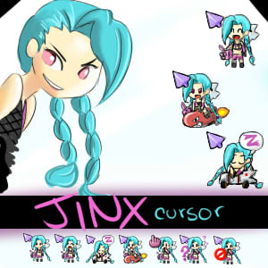 Jinx Cursor by NeekoByte on DeviantArt