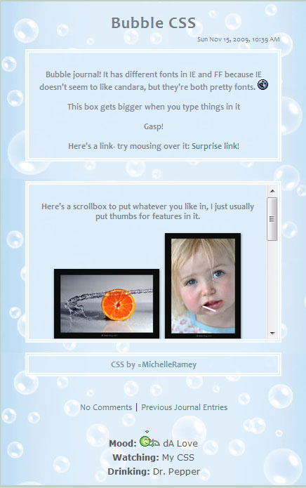 Free For Use Bubble CSS by WaterandSnails on DeviantArt