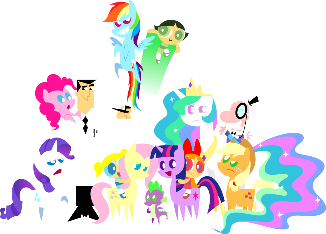 Double Rainboom: Group Shot 1 (w/ Downloads) by Colonel-Majora-777 on ...