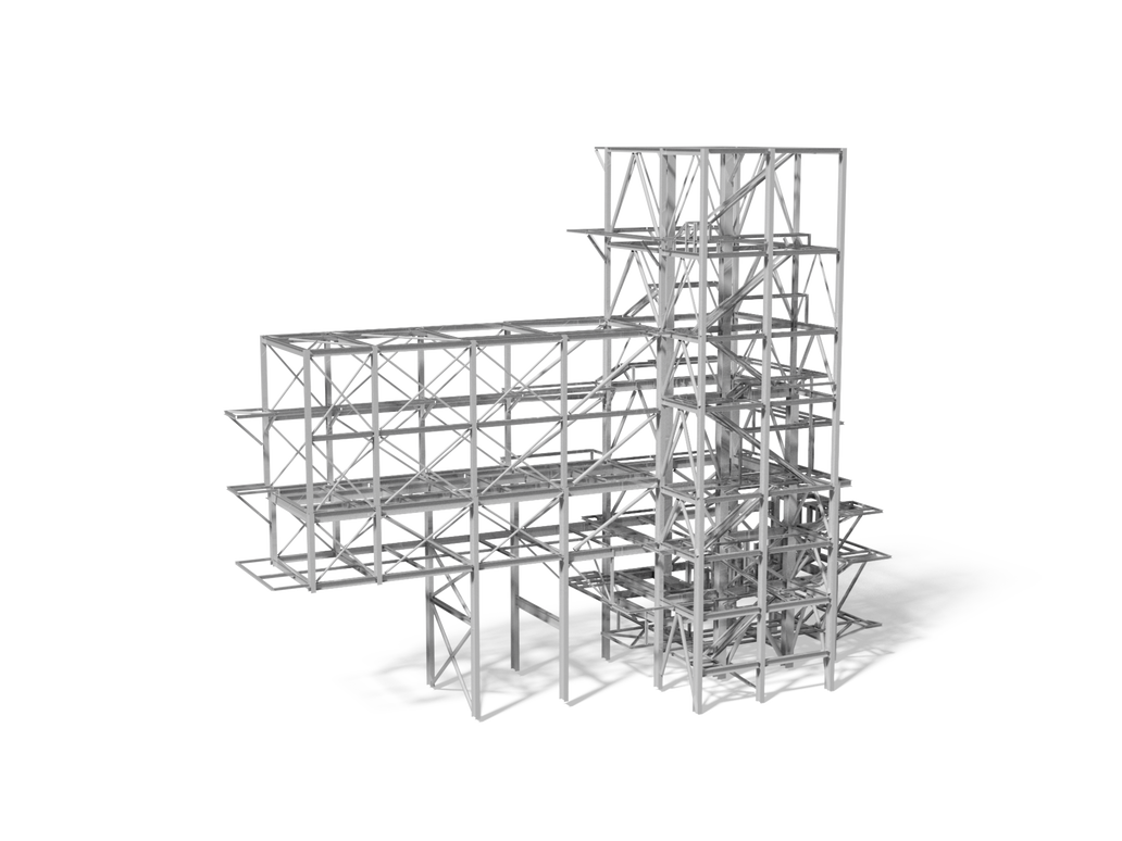 BIM Revit - Industrial Structure Steel by fpedeboscq on DeviantArt