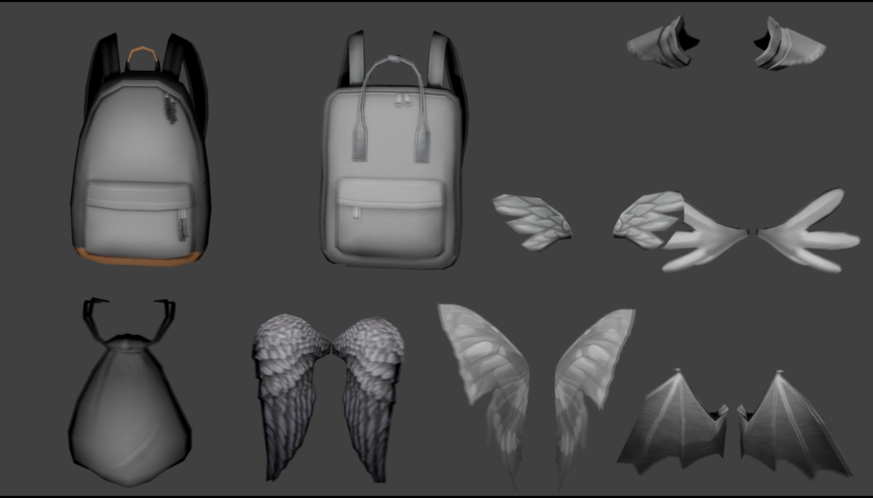 Female Back Parts 3D models Download by MsNonenone on DeviantArt