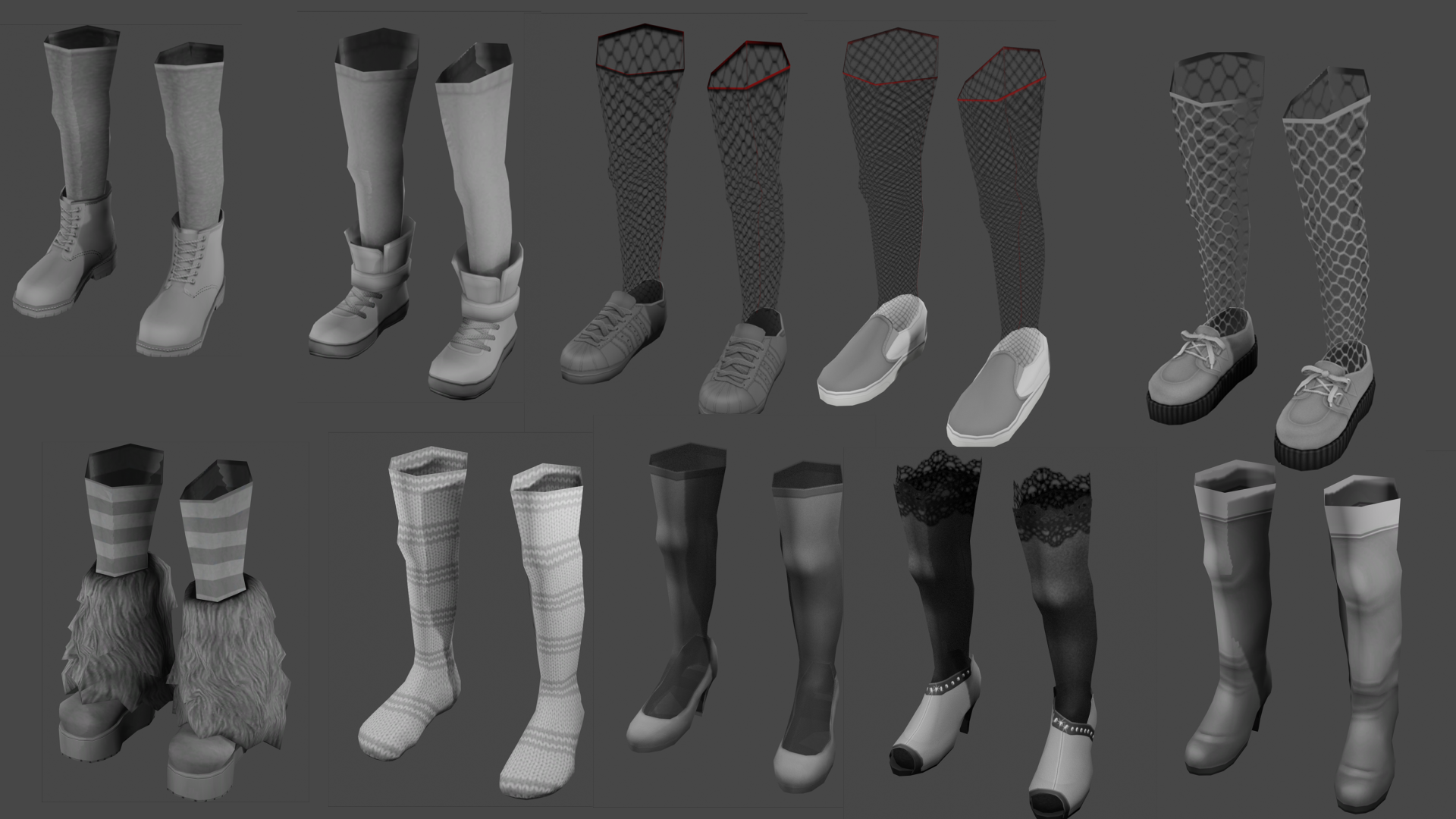 Female feet#5 3D models Download by MsNonenone on DeviantArt