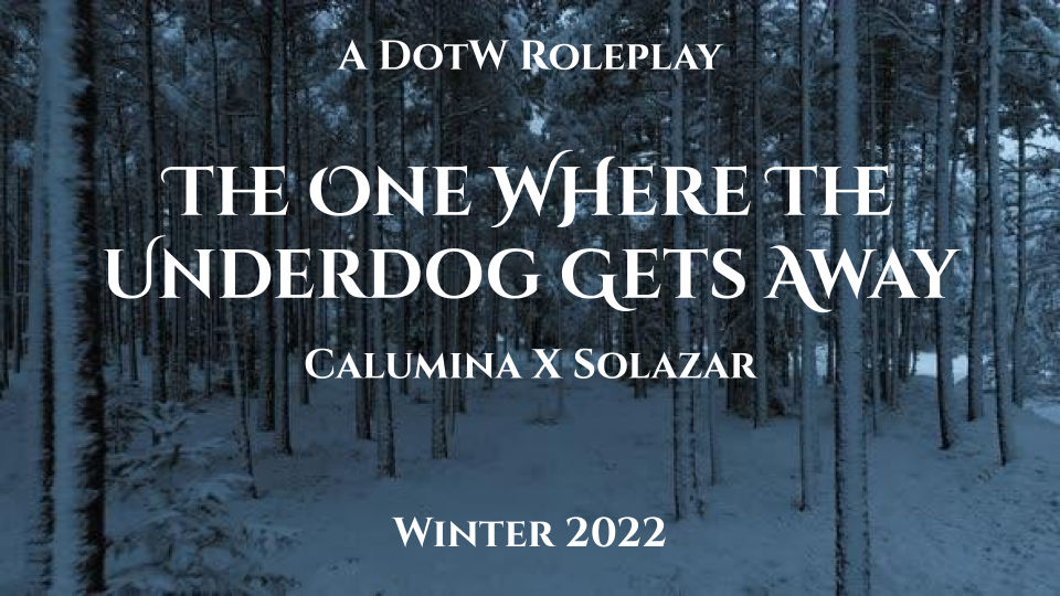 {DotW - RP} The One Where The Underdog Gets Away by xCinderfrostx on ...