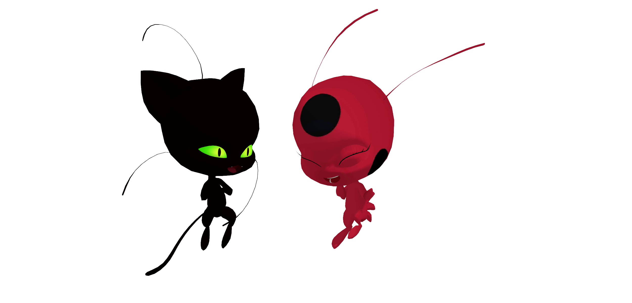 Miraculous Kwamis [MMD/FBX] by redgravezz on DeviantArt