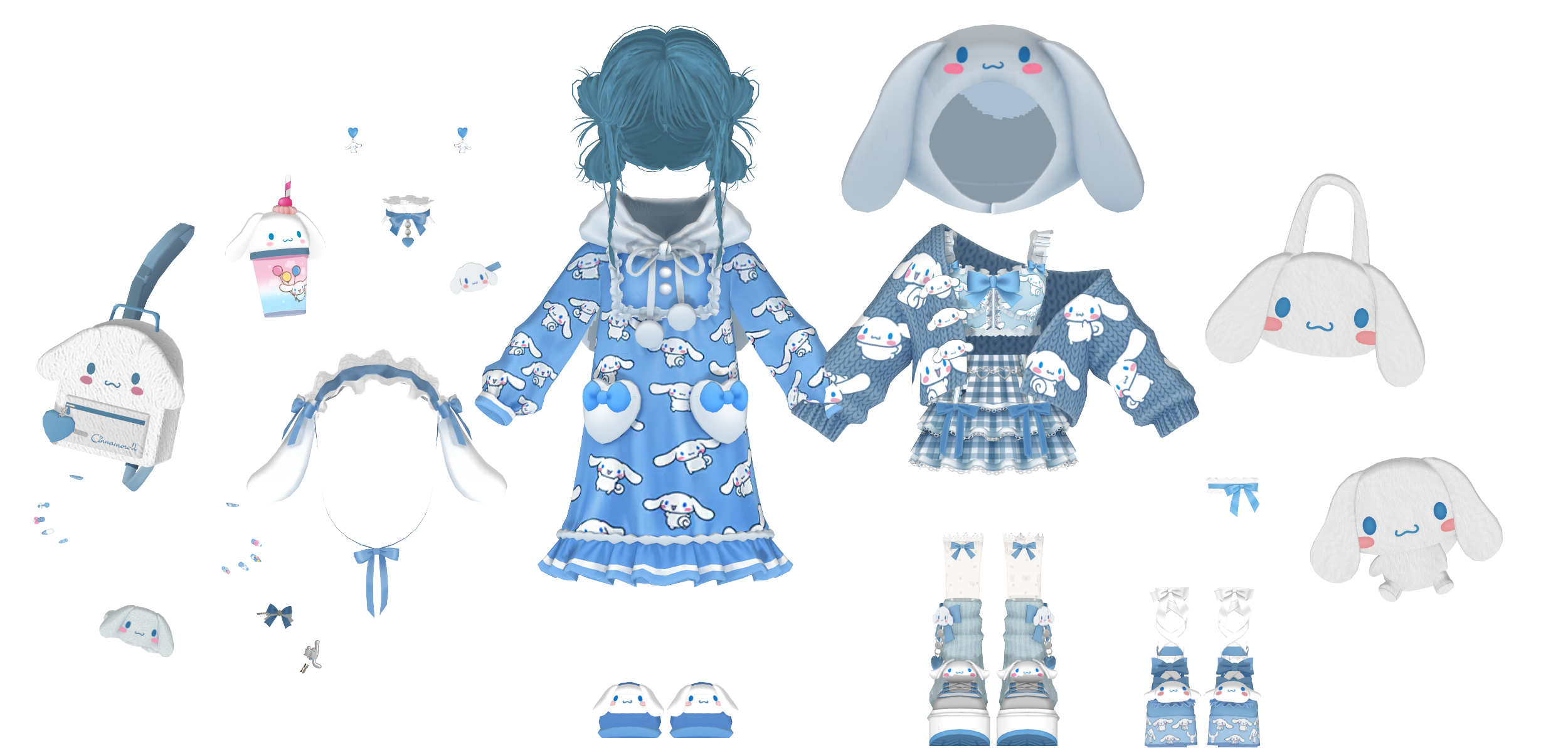 Cinnamoroll Stuff [MMD/FBX] by redgravezz on DeviantArt