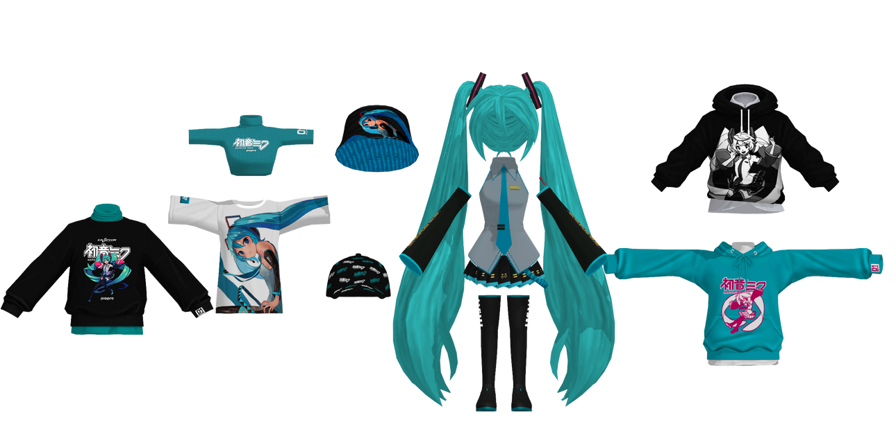 Miku stuff [MMD/FBX] by redgravezz on DeviantArt