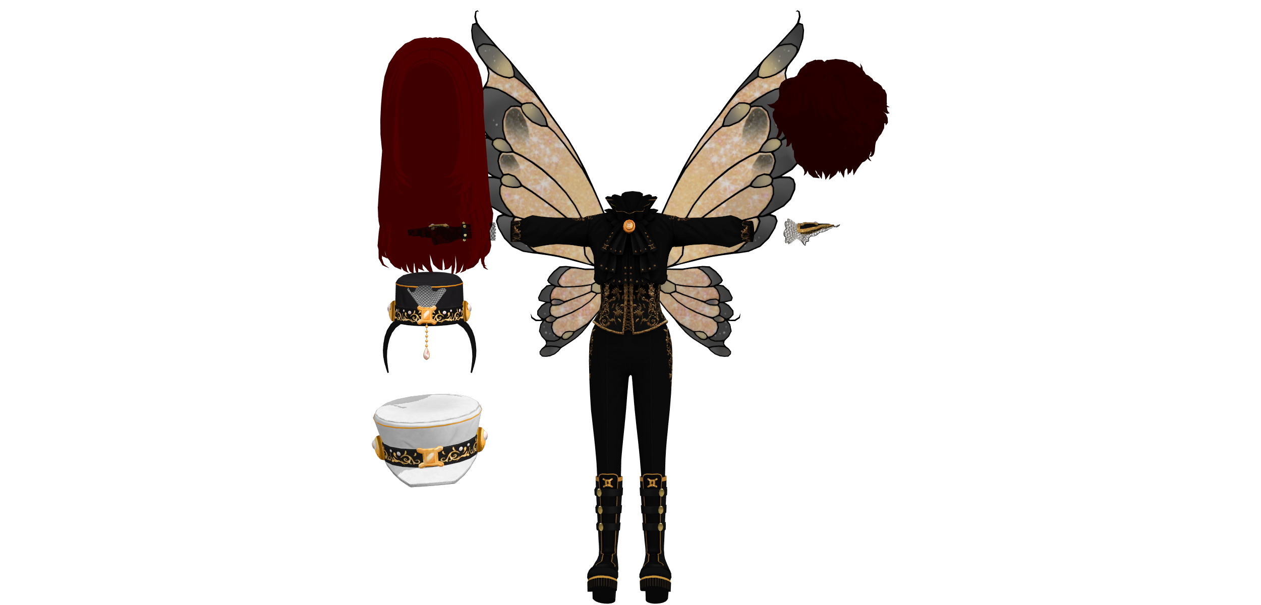 Gemini Set [MMD/FBX] by redgravezz on DeviantArt