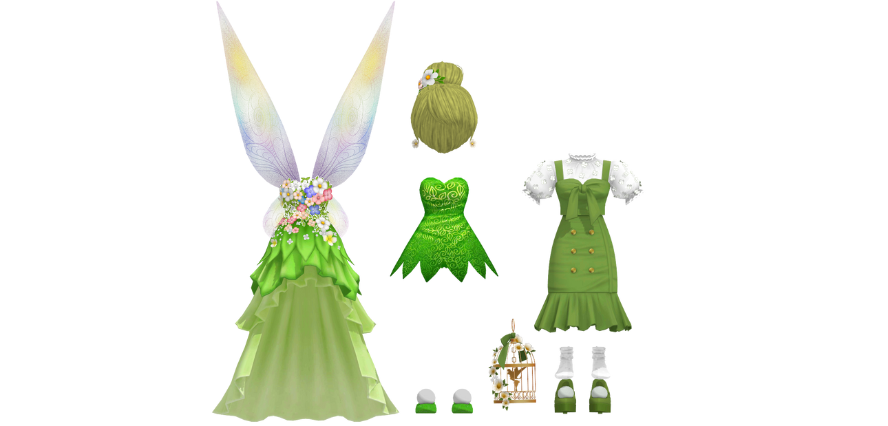 Tinkerbell Stuff [MMD/FBX] by redgravezz on DeviantArt