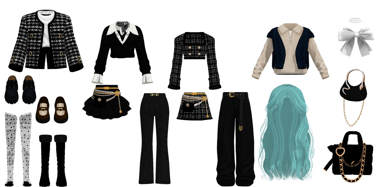 Old Money Set [MMD/FBX] by redgravezz on DeviantArt