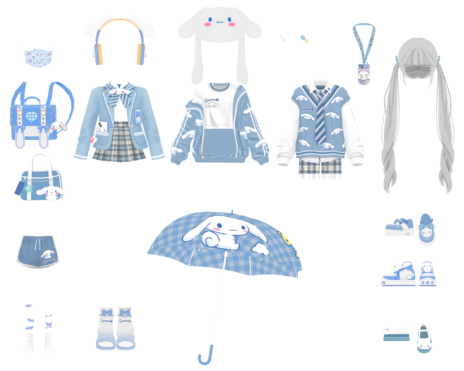 More Cinnamoroll Stuff [MMD/FBX] by redgravezz on DeviantArt