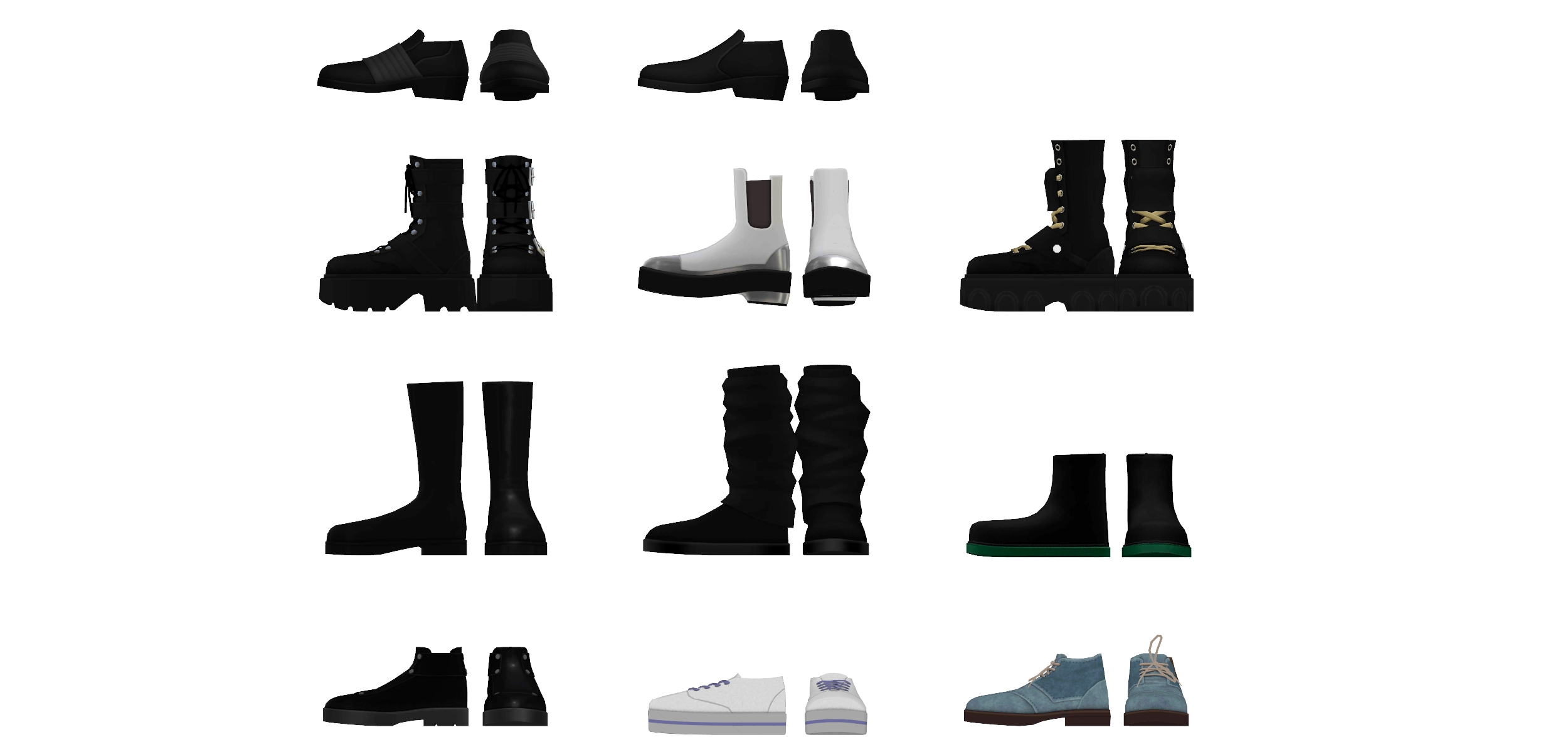 TXT Collab Shoes [MMD/FBX] by redgravezz on DeviantArt