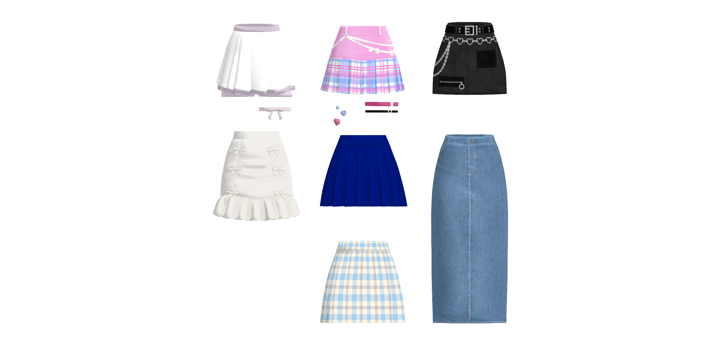 [MMD] ACRZ - Skirts by gummy-frog on DeviantArt