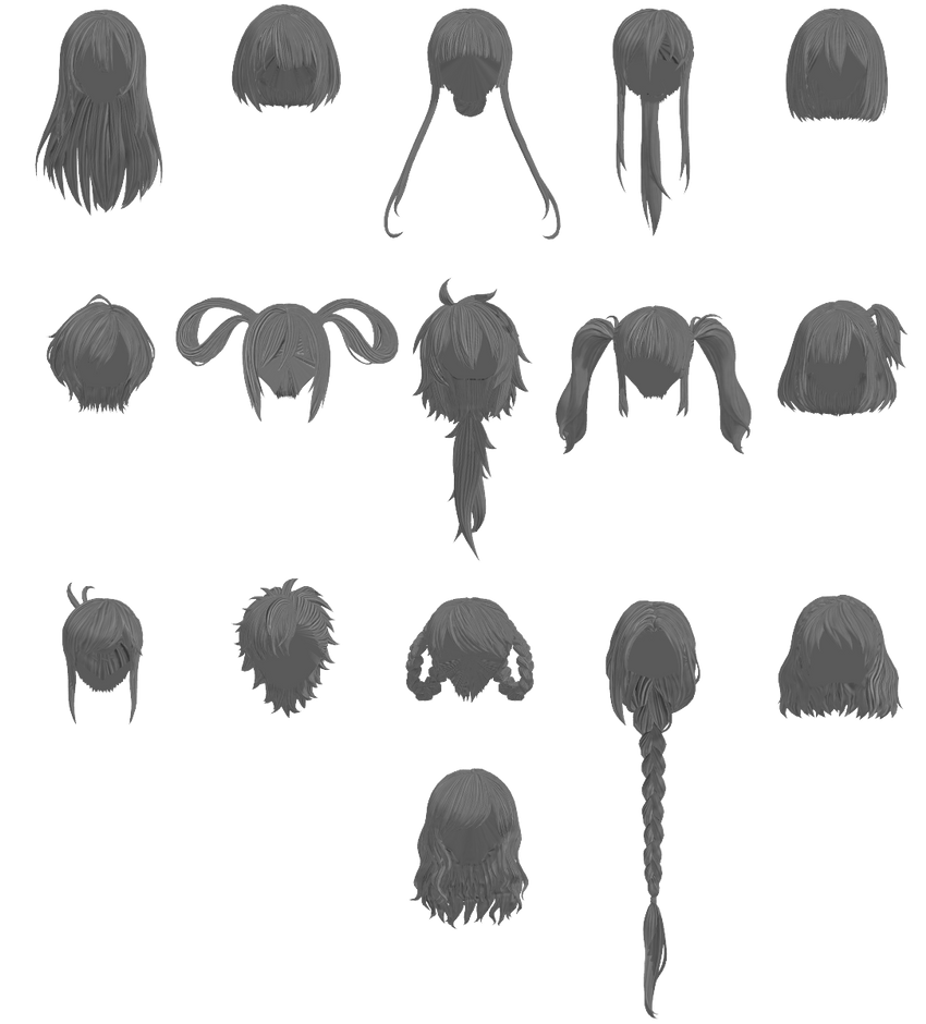 [MMD] SAOFB Hair 2 by gummy-frog on DeviantArt