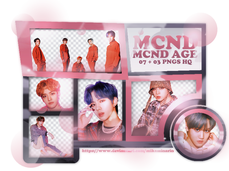PNG PACK 21: MCND (mcnd age // crush) by mikaminarin on DeviantArt