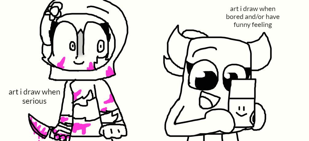 difference between serious and non-serious art by prim0078 on DeviantArt