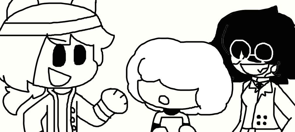 broccoli, slingshot and bive but human by prim0078 on DeviantArt