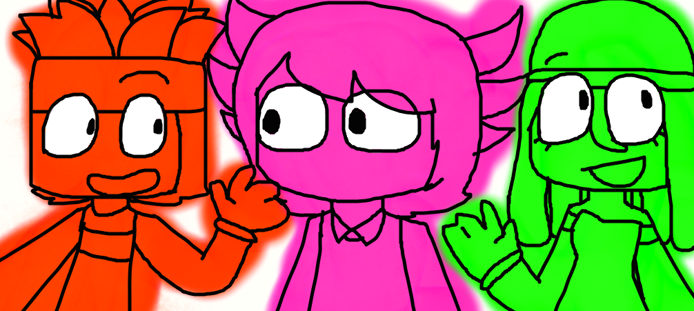 kinito, jade and sam but human by prim0078 on DeviantArt