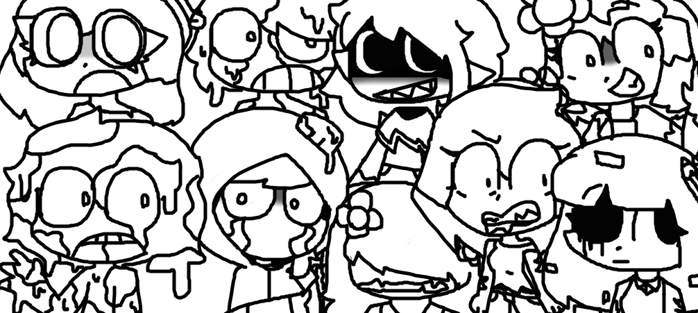 the horror bunch but human (canon version) by prim0078 on DeviantArt