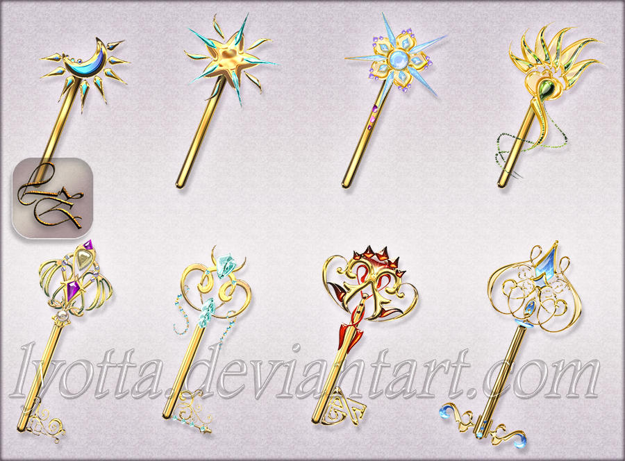 Magic items keys set lyotta 05 by Lyotta on DeviantArt