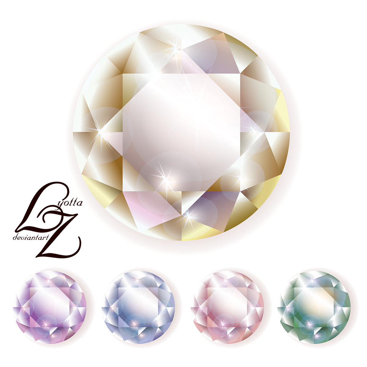 Diamonds gemstones LZ by Lyotta on DeviantArt