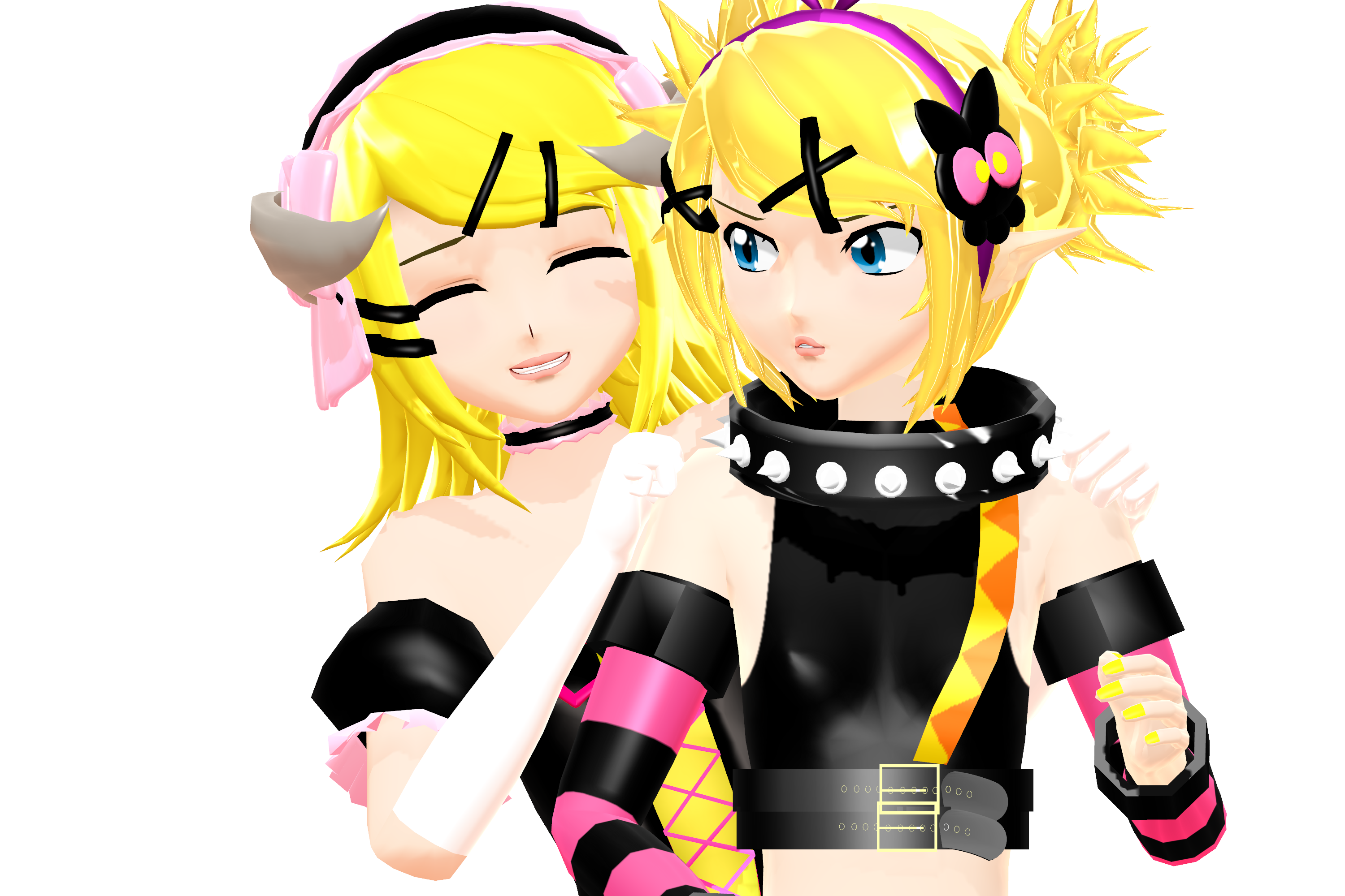 MMD - Kio Akuma Maid and Devil DL by YellowDesuCake on DeviantArt