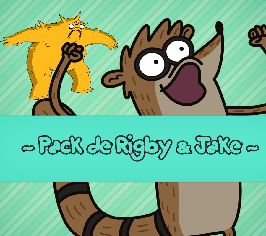 Pack de Rigby Y Jake PNG @JavhoxYoutube by JavhoxYouTube on DeviantArt