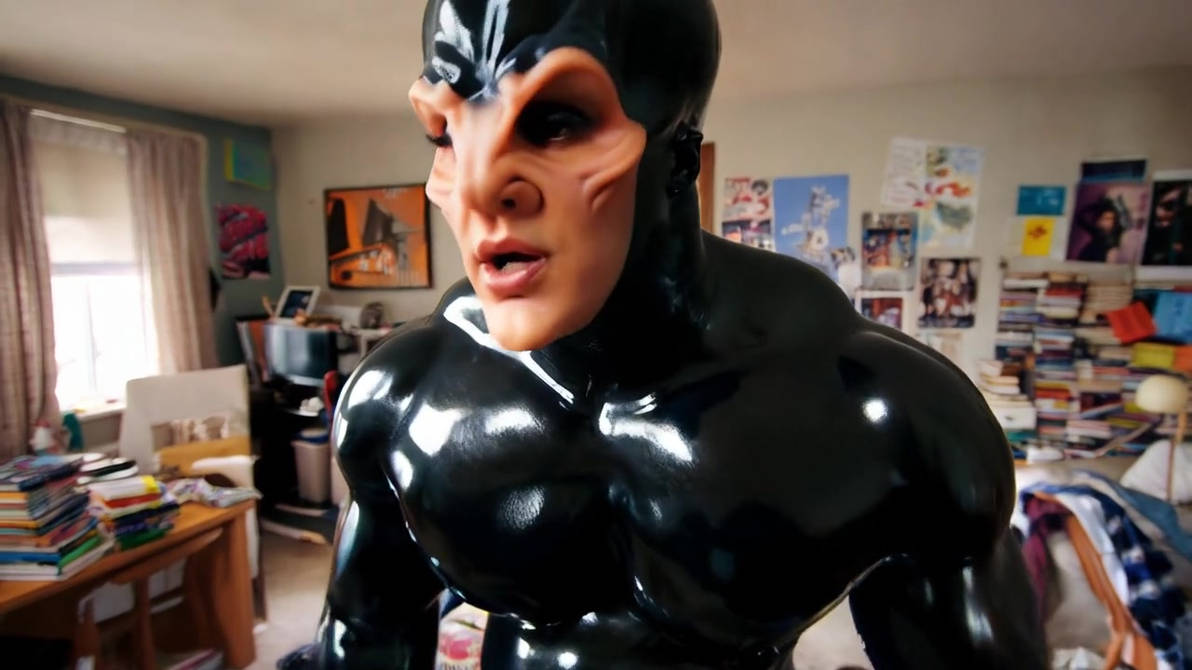 Rubber alien transformation 11 by slickskin on DeviantArt