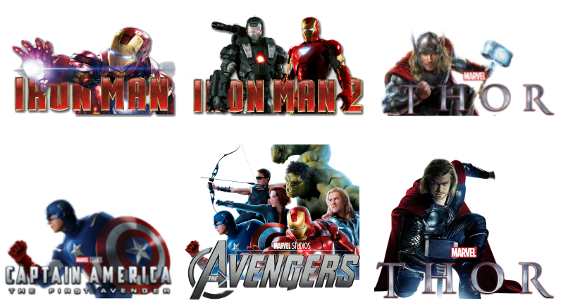 Marvel Cinematic Universe : Phase 1 by MDshishir on DeviantArt