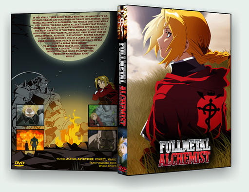 FMA DVD cover v.2 by SoCoRu on DeviantArt
