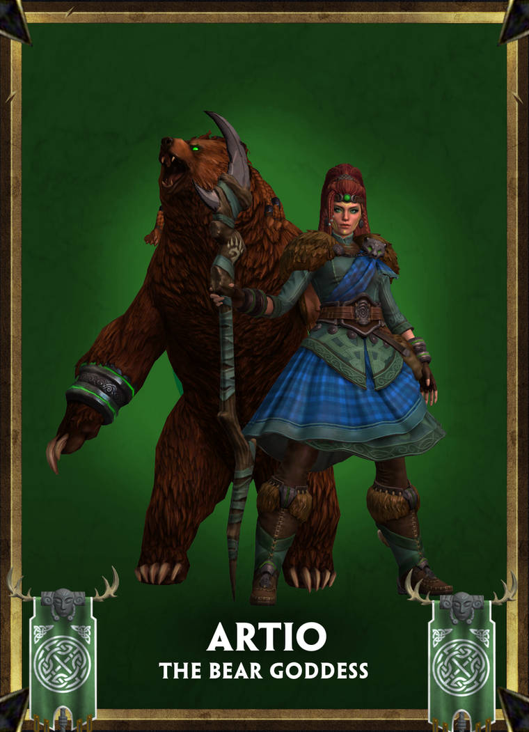 XPS - SMITE: Artio, The Bear Goddess by Kaiology on DeviantArt
