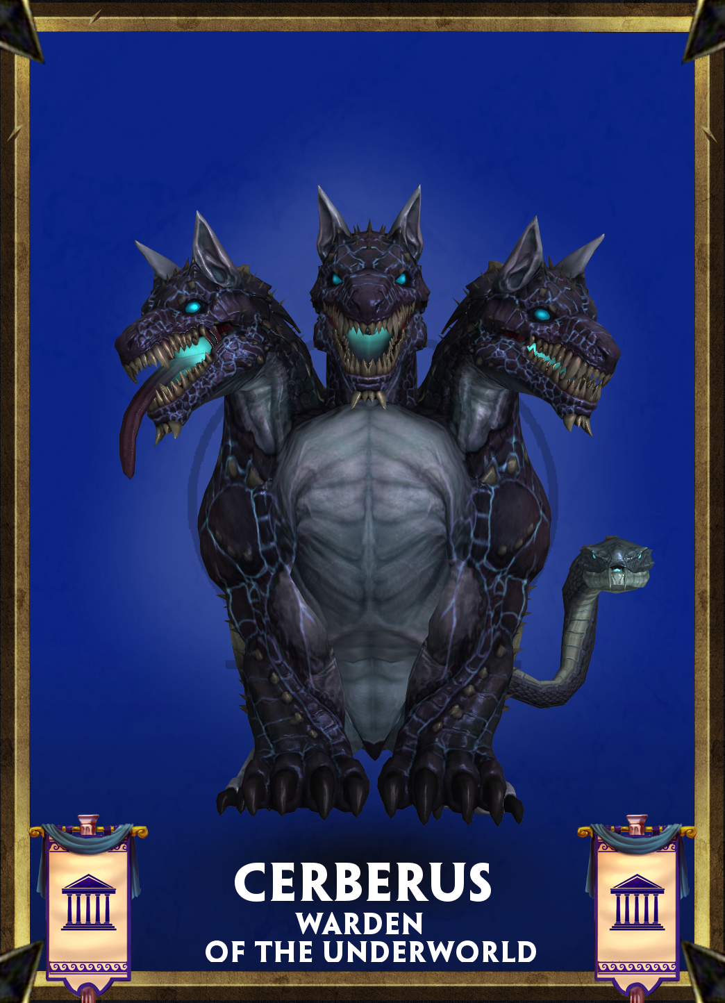 XPS - Smite: Cerberus, Warden of the Underworld by Kaiology on DeviantArt