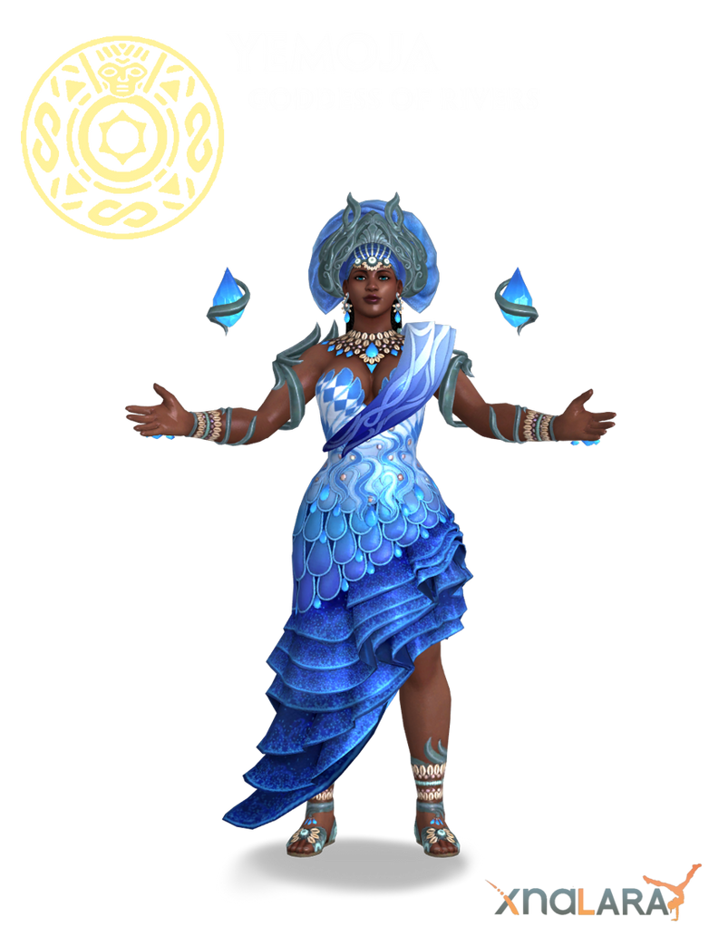 XPS - Smite: Yemoja, Goddess of Rivers by Kaiology on DeviantArt