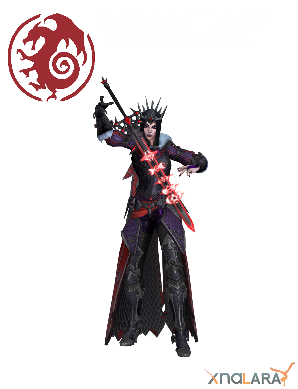 XPS - Smite: Morgan Le Fay, The Dark Enchantress by Kaiology on DeviantArt