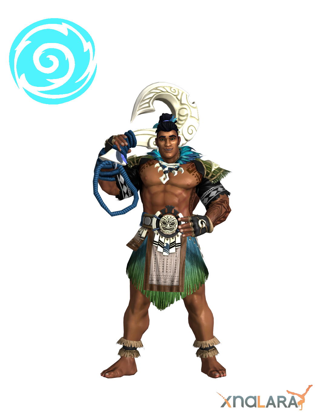 XPS - Smite: Maui, Hero of Hawai'i by Kaiology on DeviantArt