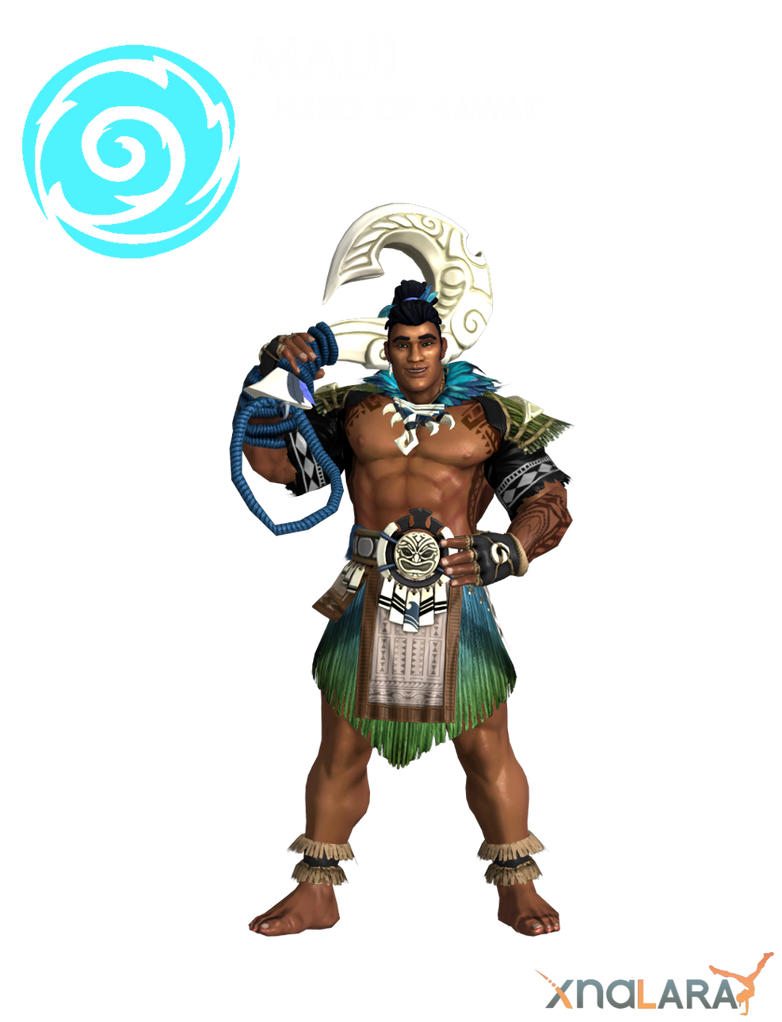 XPS - Smite: Maui, Hero of Hawai'i by Kaiology on DeviantArt