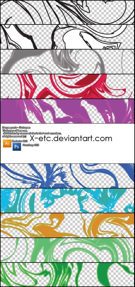 Third Shape Pack by X-etc on DeviantArt