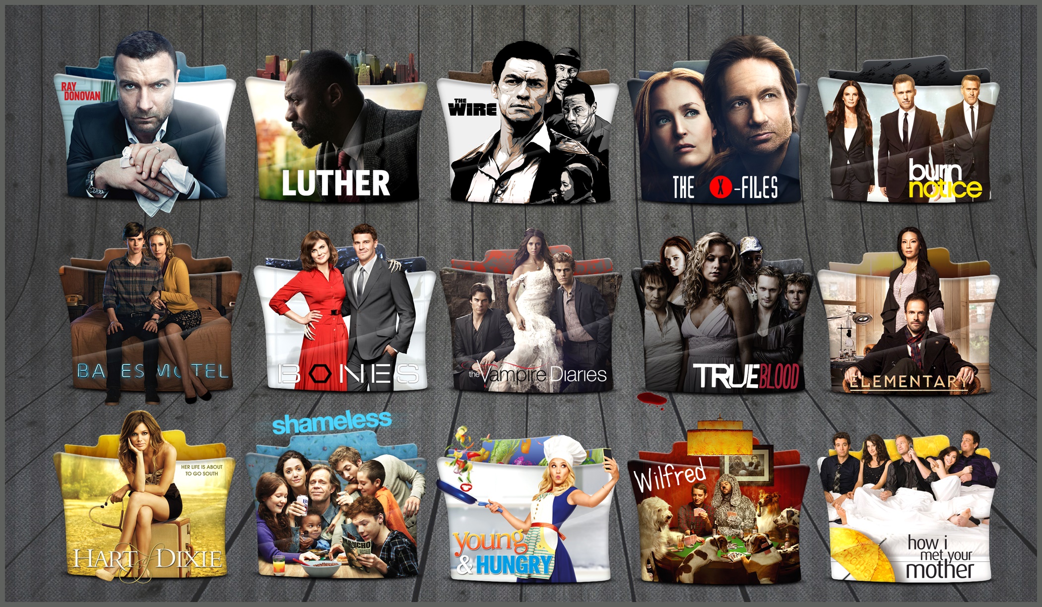 TV Series FOLDER ICONS Pack 2 by Kareembeast on DeviantArt