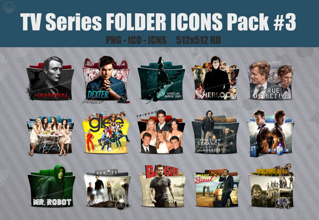 TV Series FOLDER ICONS Pack 3 by Kareembeast on DeviantArt