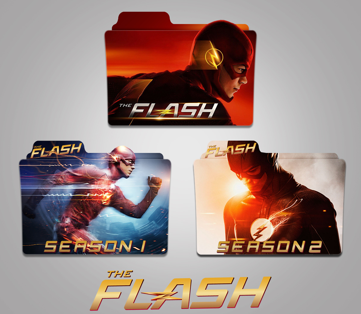 Flash TV Series Folder Icon by fawkesofrhllor on DeviantArt