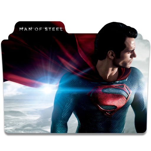 Man Of Steel Folder Icon by fawkesofrhllor on DeviantArt